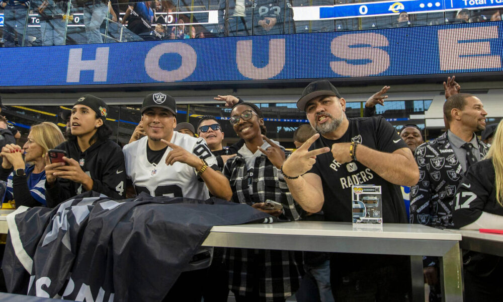 Support for Raiders remain strong in Southern California - Fan Shotz